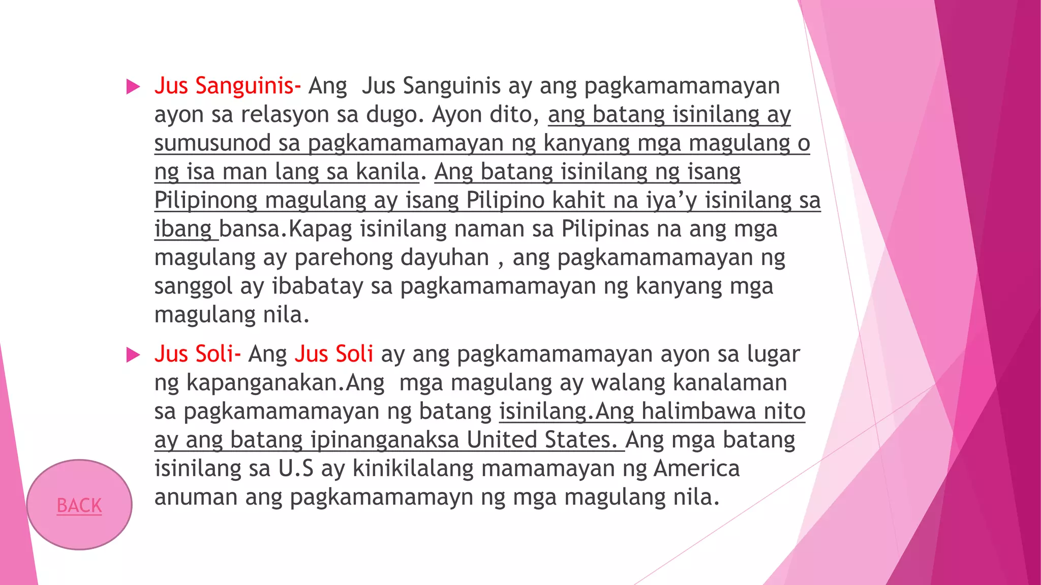 Kabanata 8. Ang Mamamayang Pilipino | PPTX