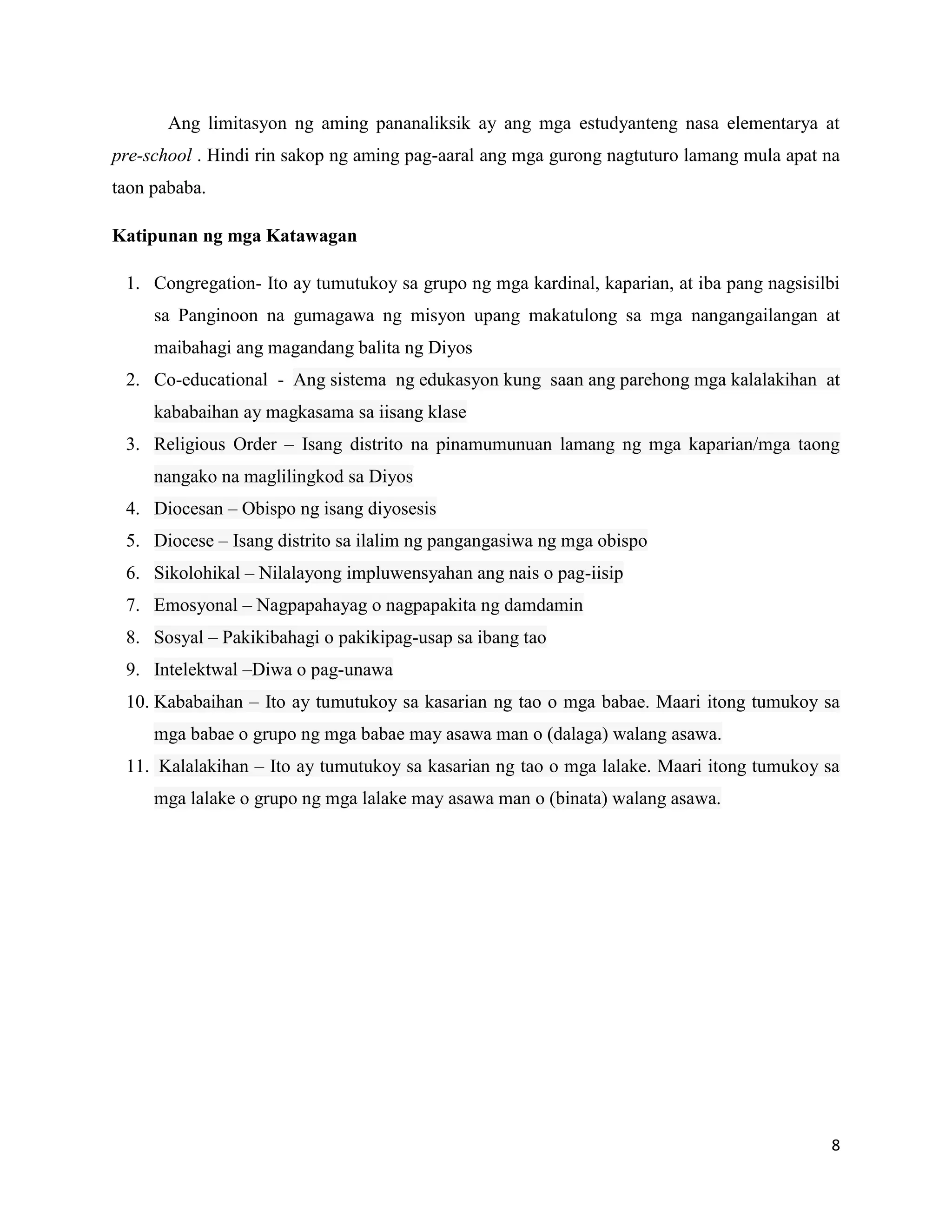 Kabanata i v pananaliksik | DOCX