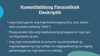 Kabanata III - Pagbasa at Pagsusuri ng Iba't Ibang teksto | PPTX