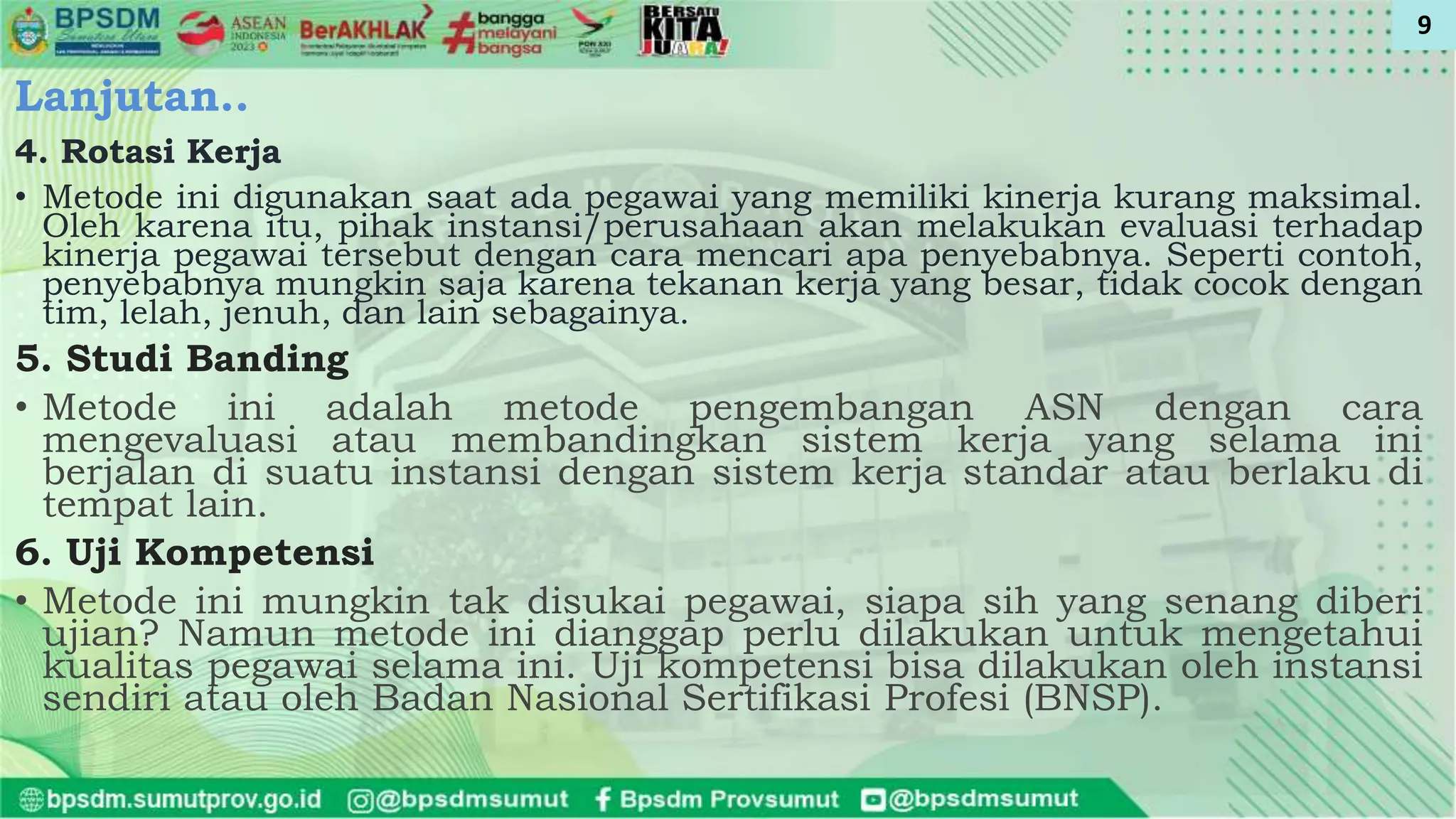 pengembangan kompetensi ASN Pengembangan | PPTX
