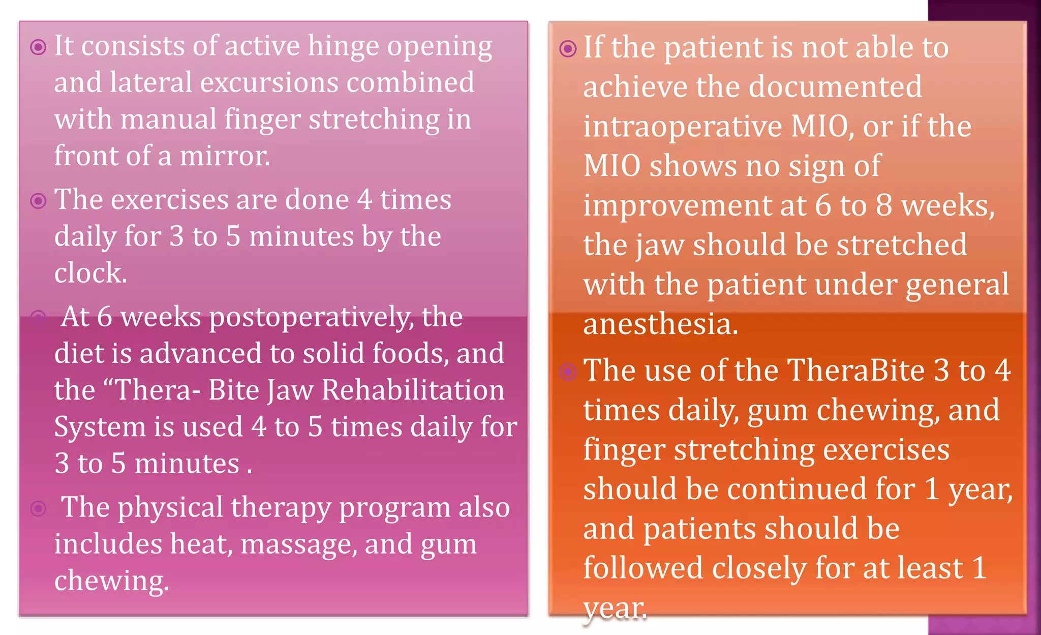 Kaban protocol tmj ankylosis treatment new 2009 | PPTX