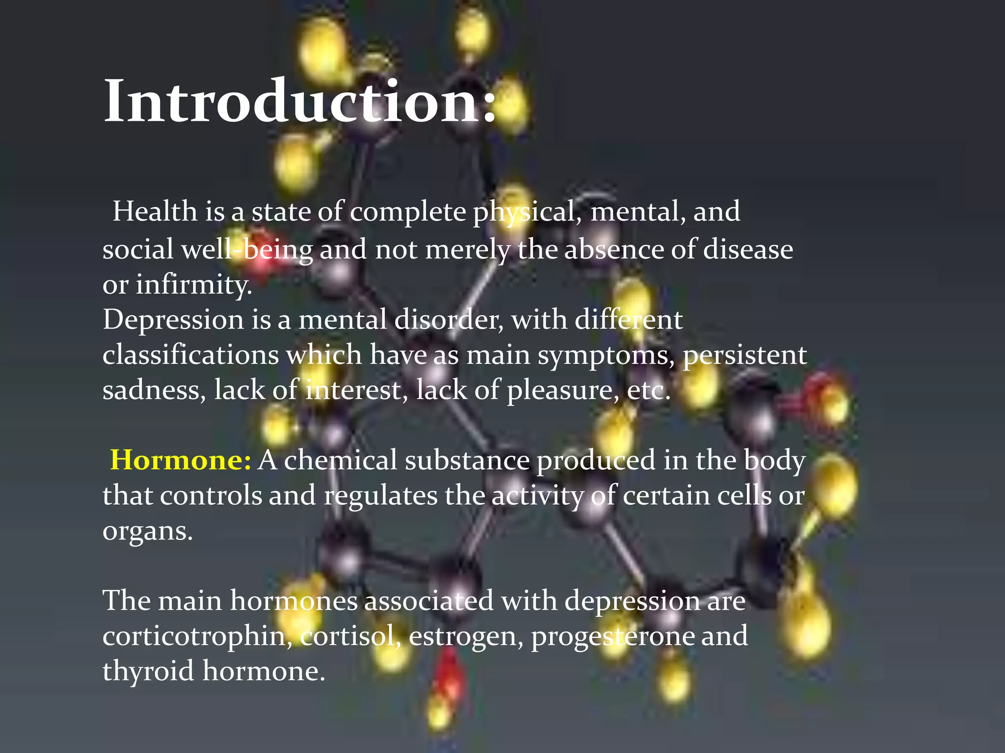 ROLE OF HORMONES IN WOMEN'S HEALTH | PPTX