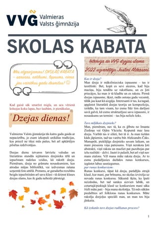 Skolas kabata 2022 septembris | PDF