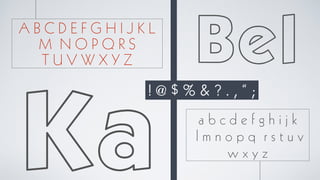 Kabel Typeface | PDF