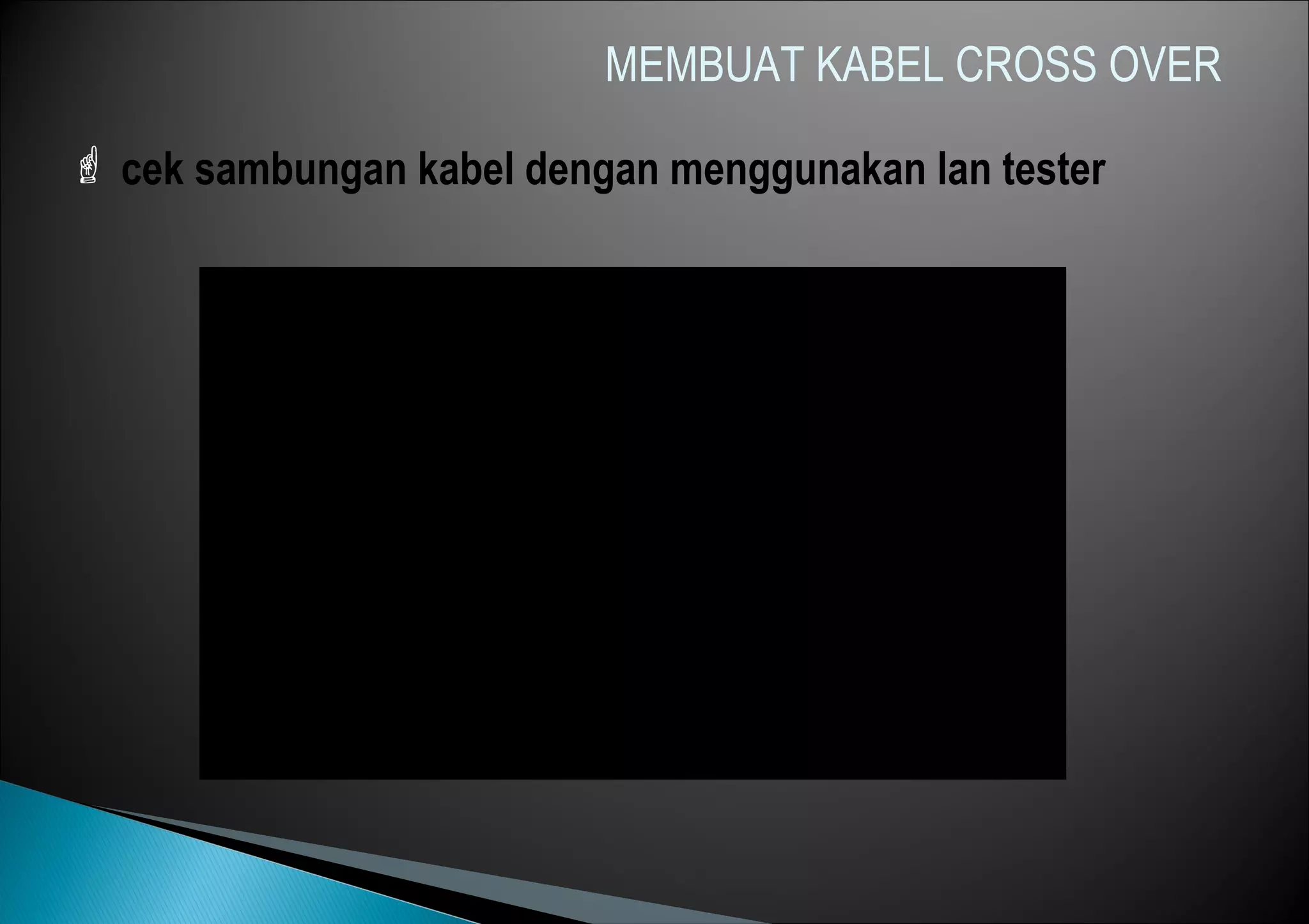 Pembuatan kabel crossover | PPT