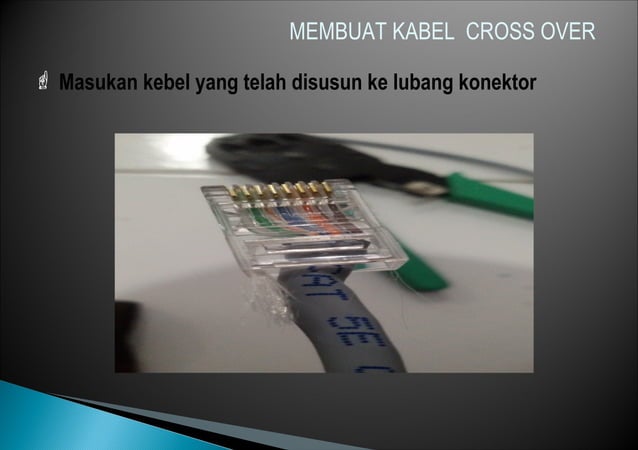 Pembuatan kabel crossover | PPT