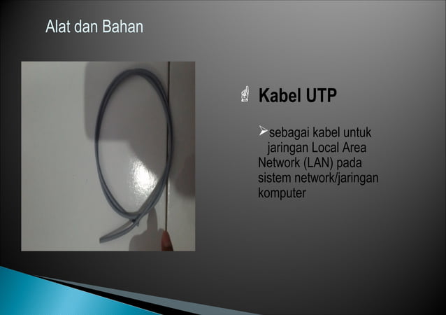 Pembuatan kabel crossover | PPT