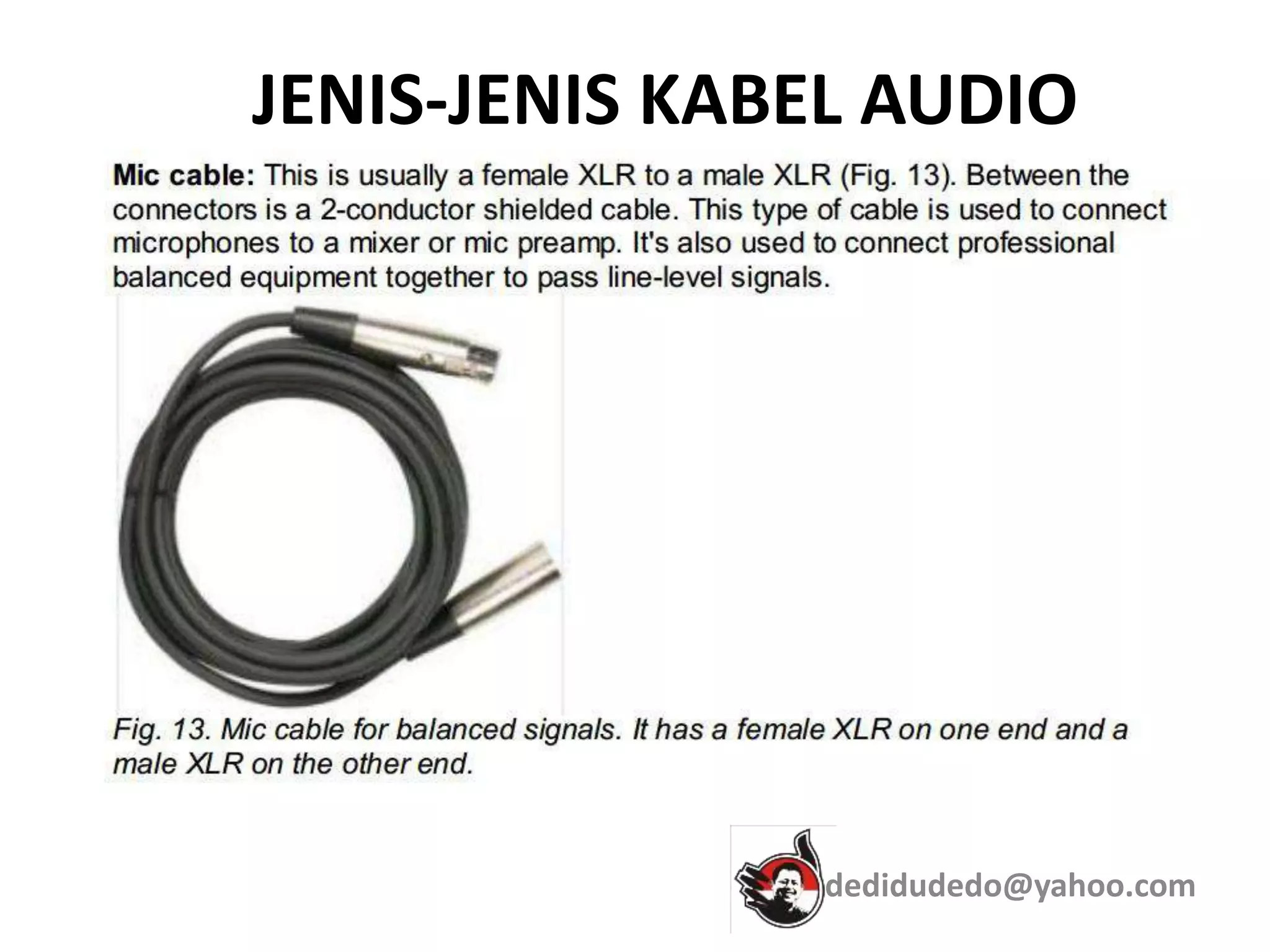 Kabel dan Konektor Audio | PPT