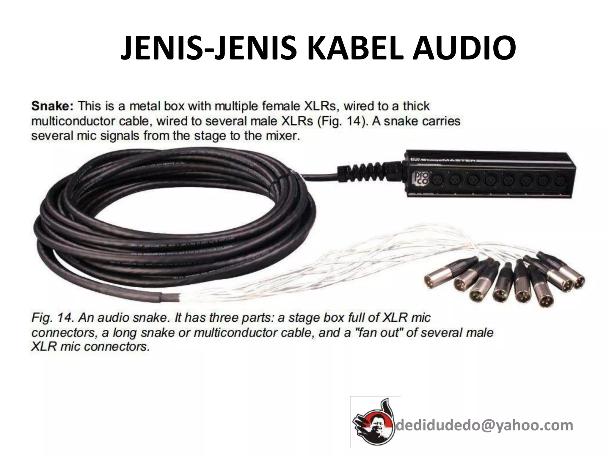 Kabel dan konektor audio | PPTX