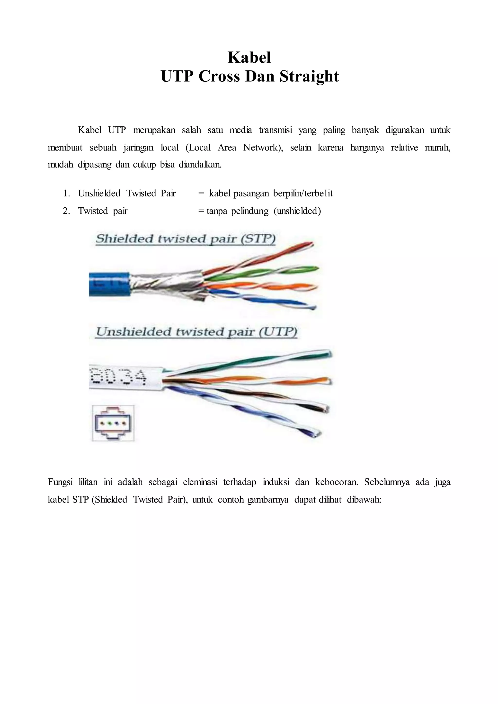 Kabel jaringan | DOCX