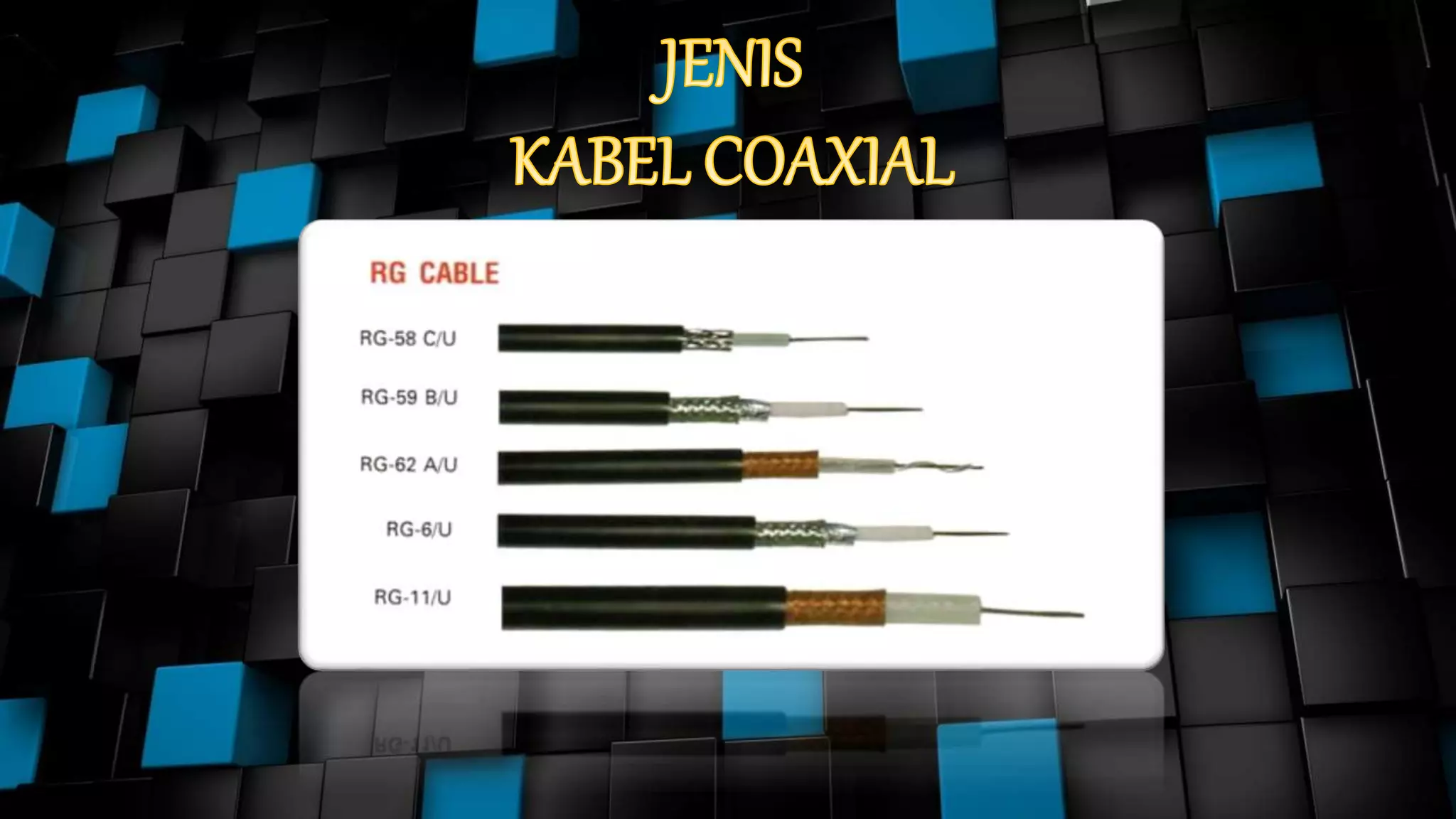 Kabel koaksial dan fiber optik | PPTX