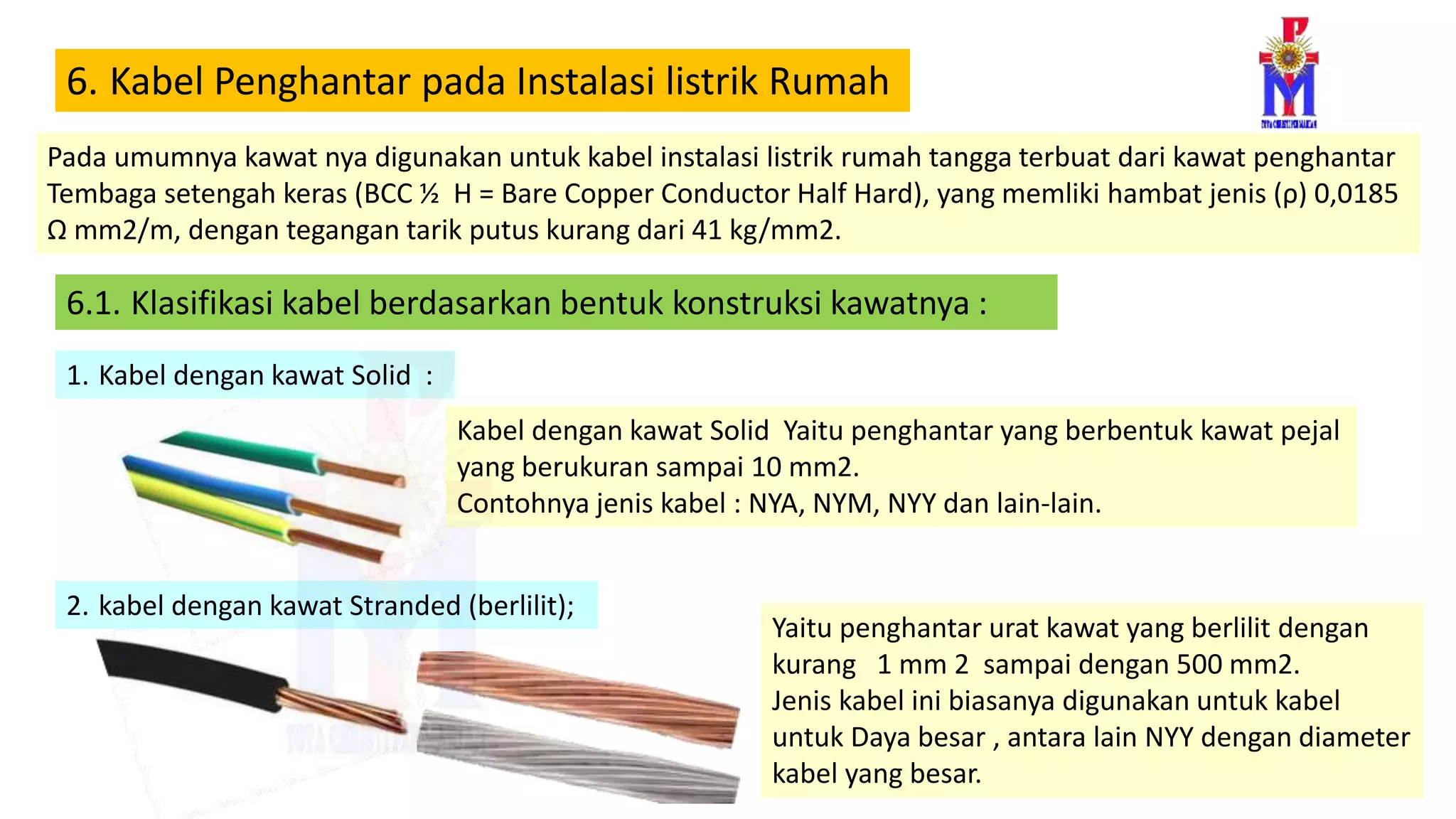 Kabel listrik | PPTX