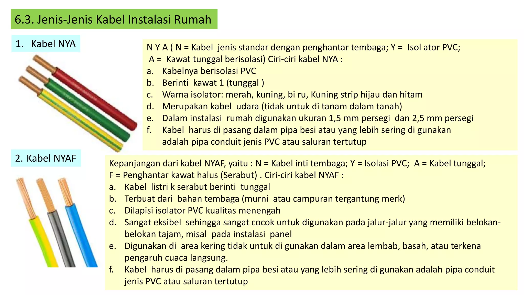 Kabel listrik | PPTX