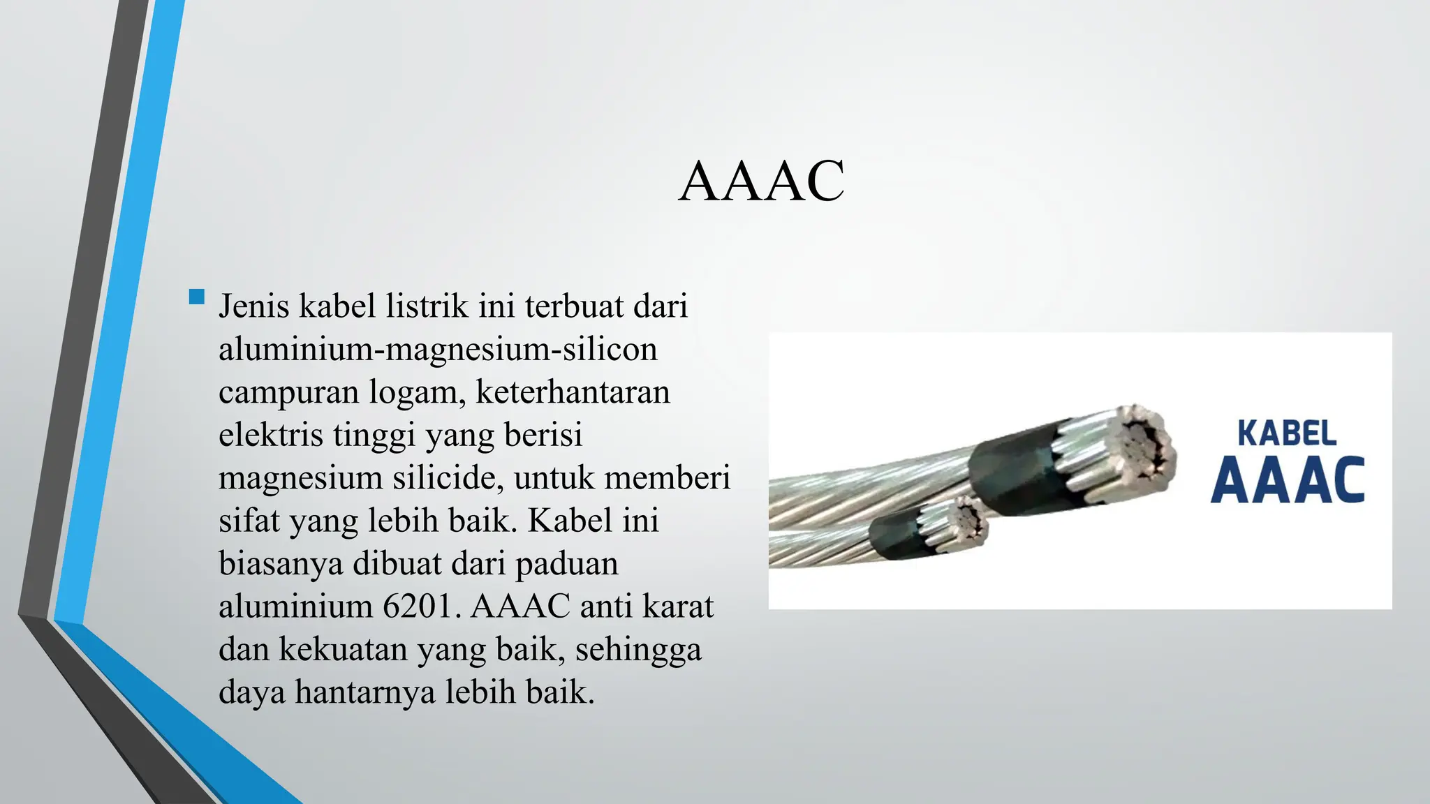 macam-macam tipe kabel Instalasi Listrik | PPT