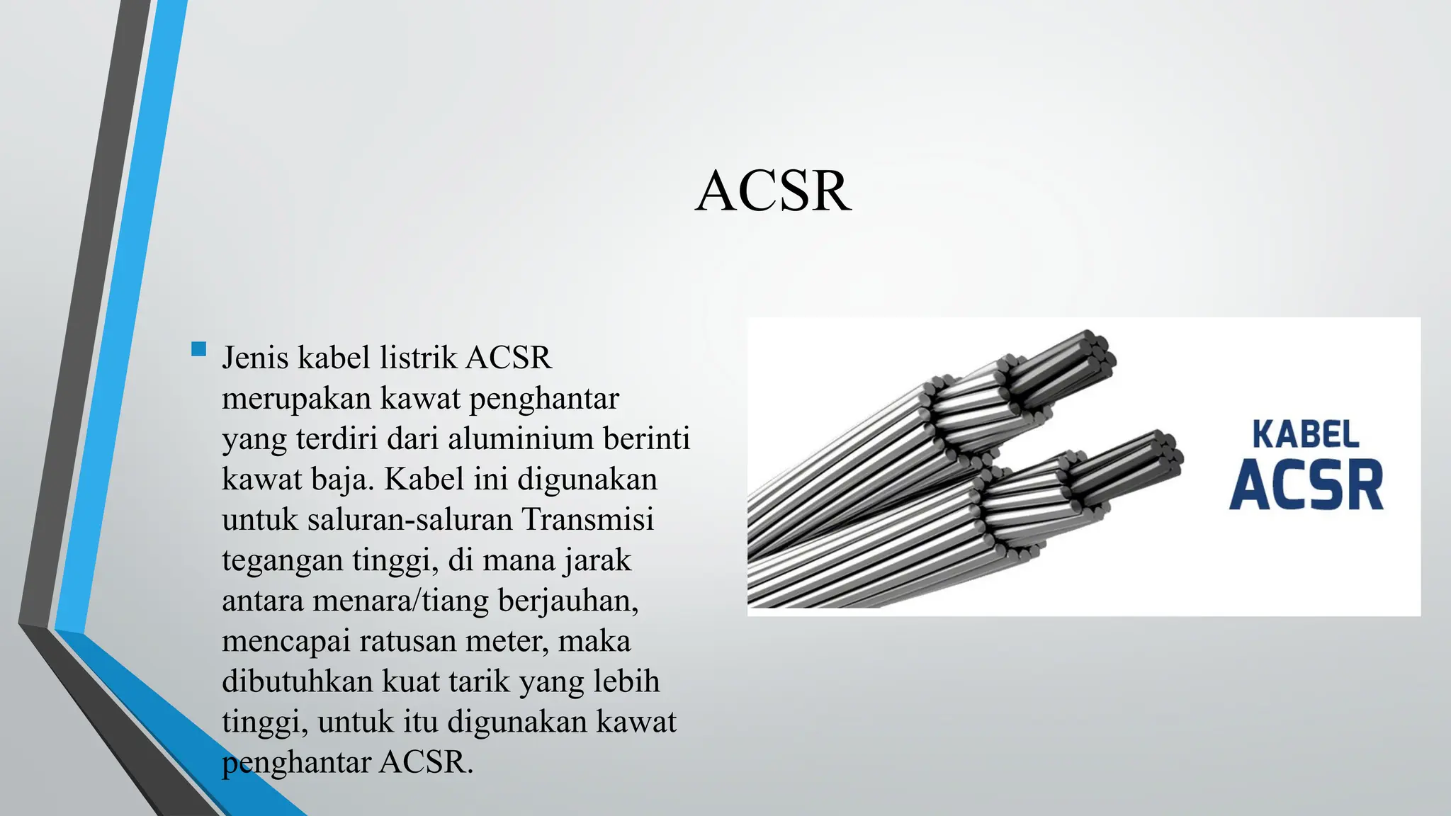 macam-macam tipe kabel Instalasi Listrik | PPT