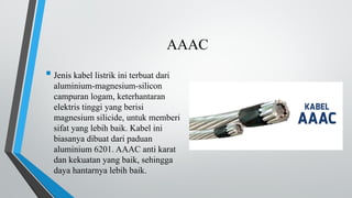 macam-macam tipe kabel Instalasi Listrik | PPTX