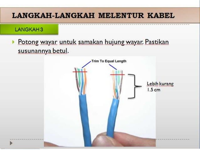 Langkah-Langkah Pemasangan Kabel | PPTX