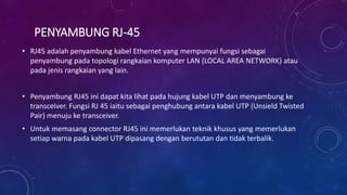 Kabel rj45 | PPTX