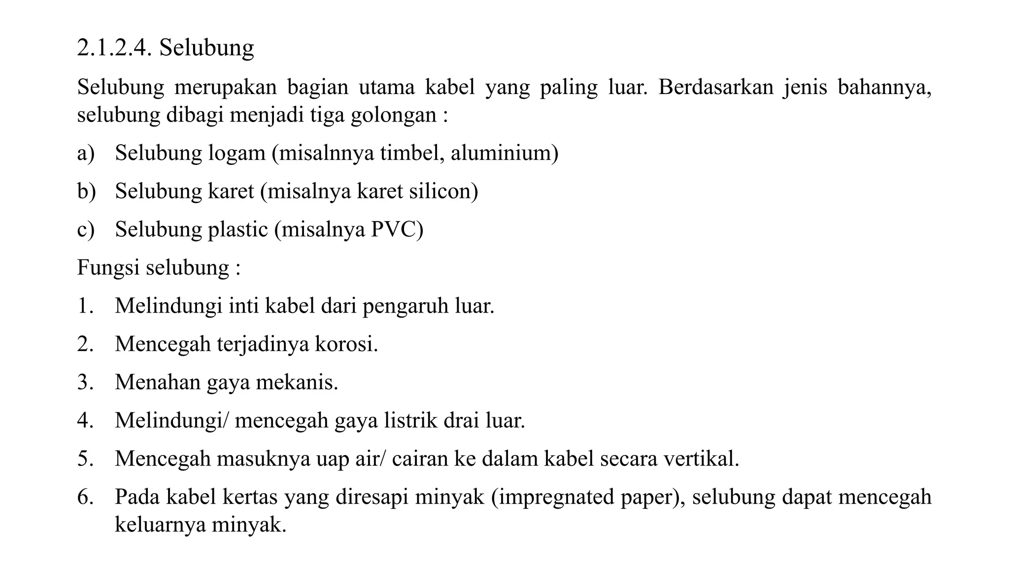 PRESENTASI - TEKNIK TEGANGAN TINGGI - KABEL TENAGA LISTRIK - RAFI REZA ...