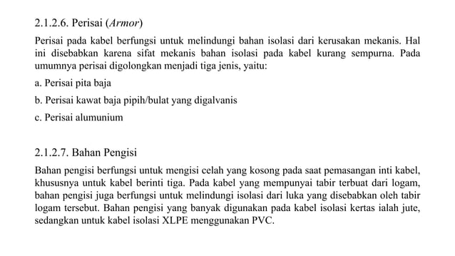PRESENTASI - TEKNIK TEGANGAN TINGGI - KABEL TENAGA LISTRIK - RAFI REZA & GALANG RIZQI AKBAR | PPT