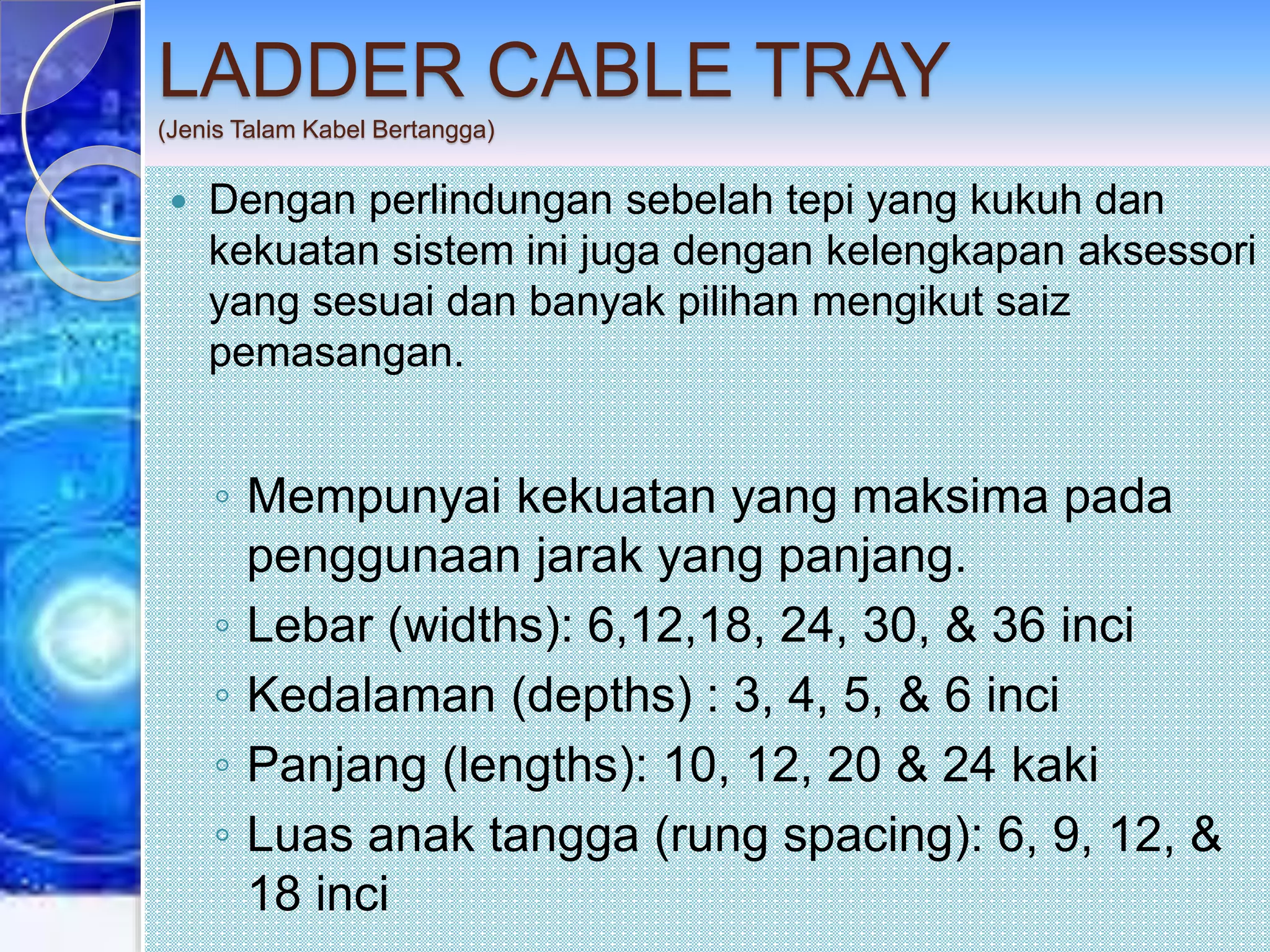 Kabel tray | PPTX