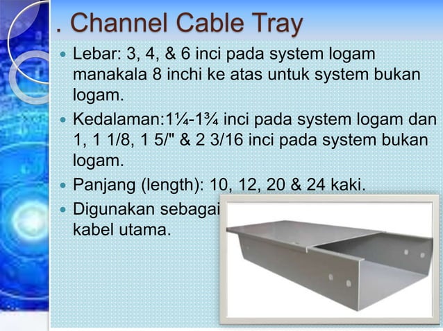 Kabel tray | PPTX