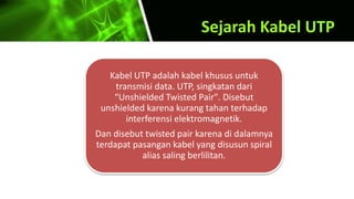 Kabel utp | PPTX