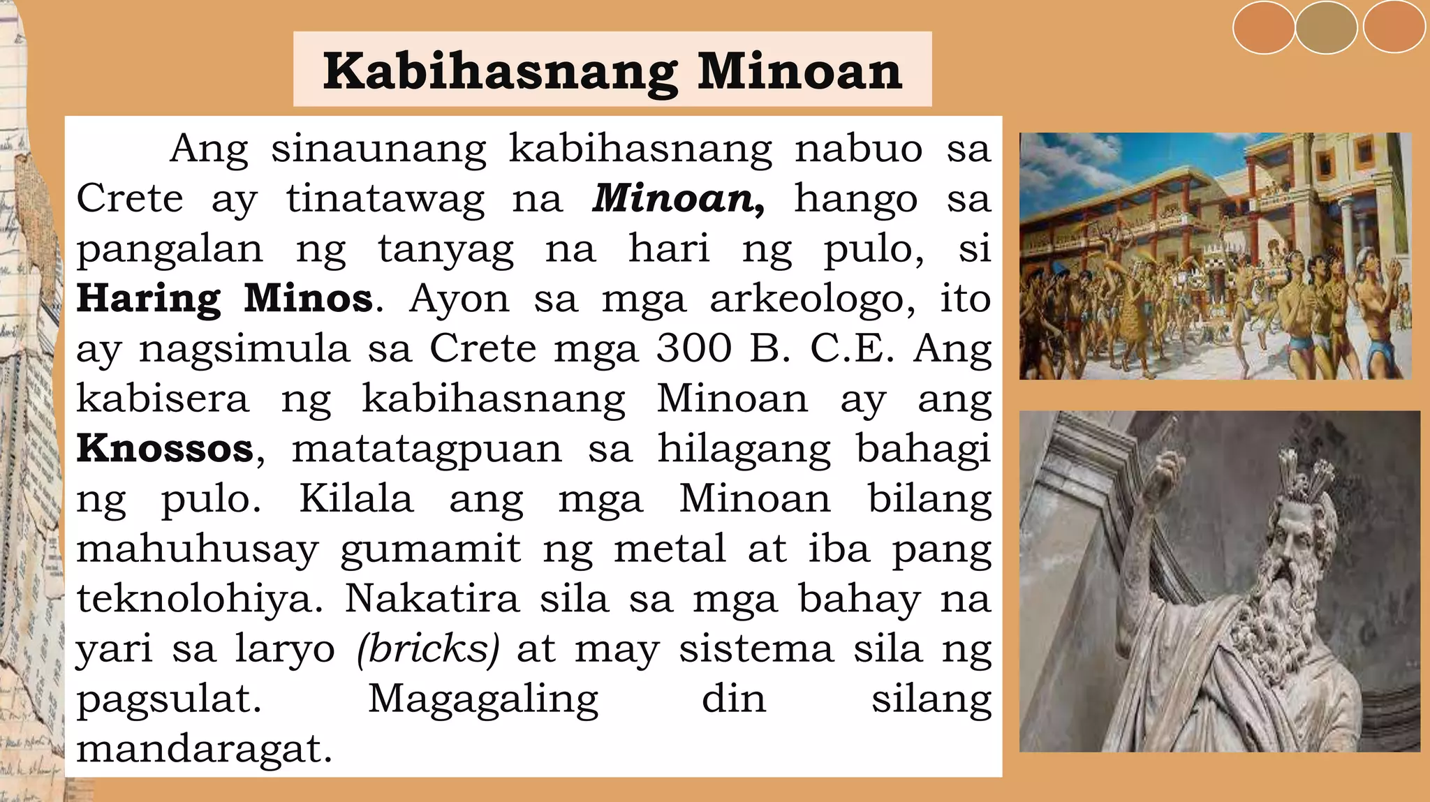 Kabihasnang minoan-at-kabihasnang-mycenaean-copy | PPTX