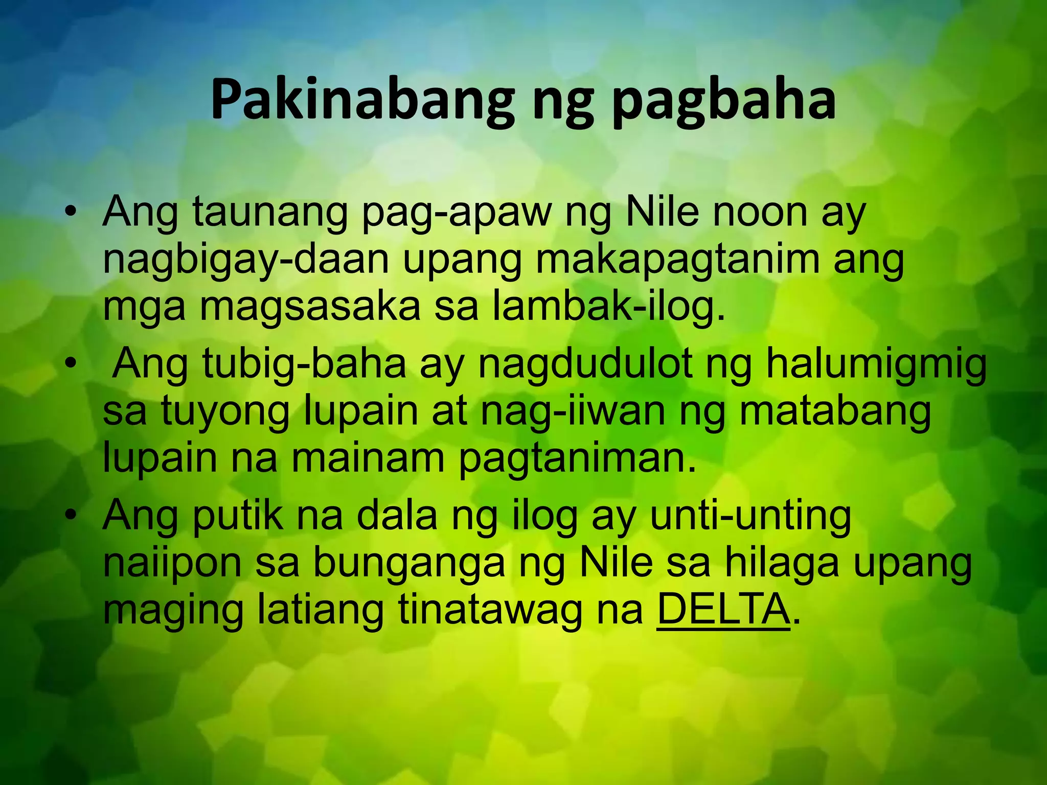 Kabihasnang Africa (Egypt) | PPTX