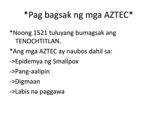 Kabihasnang aztec | PPTX