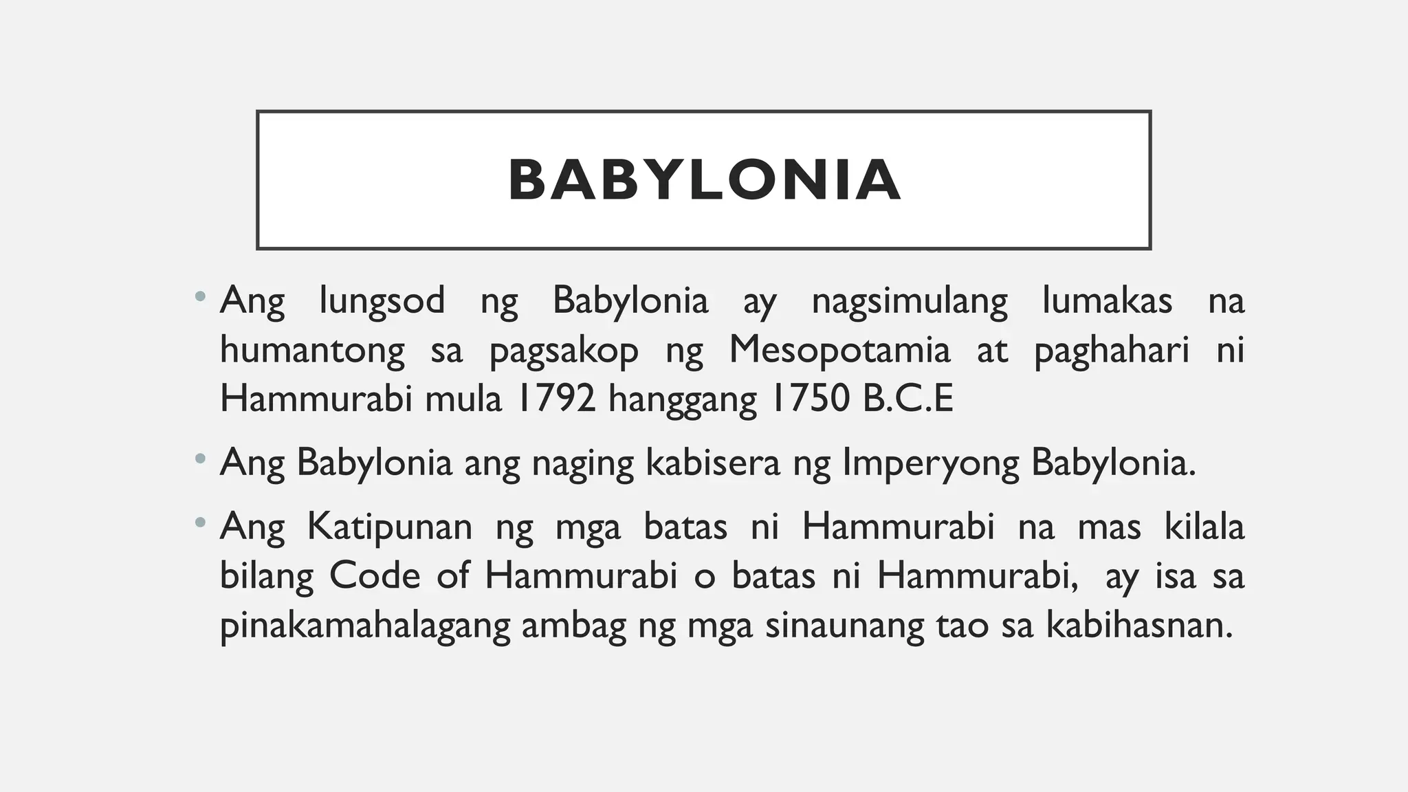 KABIHASNANG BABYLONIANSA MESOPOTAMIA.pptx