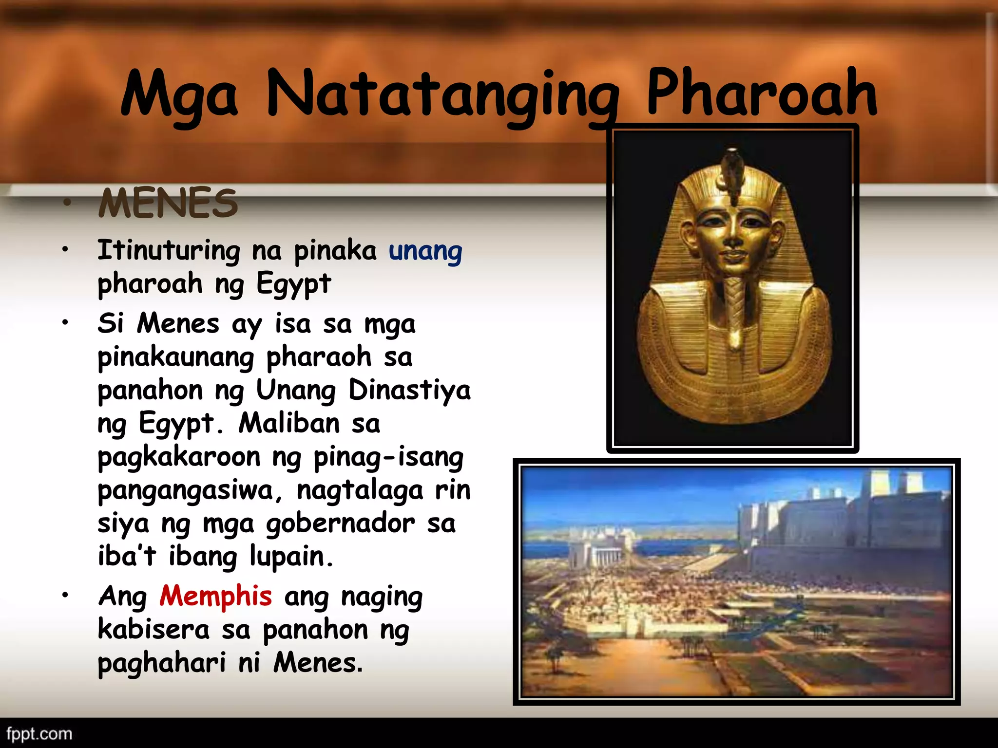Kabihasnang egyptian | PPT