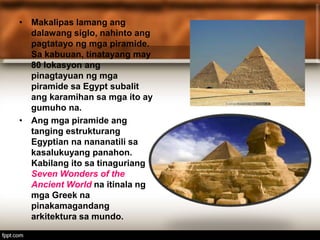 Kabihasnang egyptian | PPT