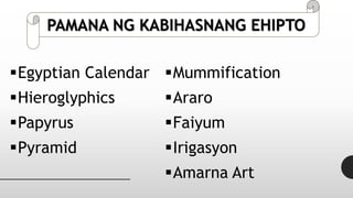 Kabihasnang Ehipto | PPTX
