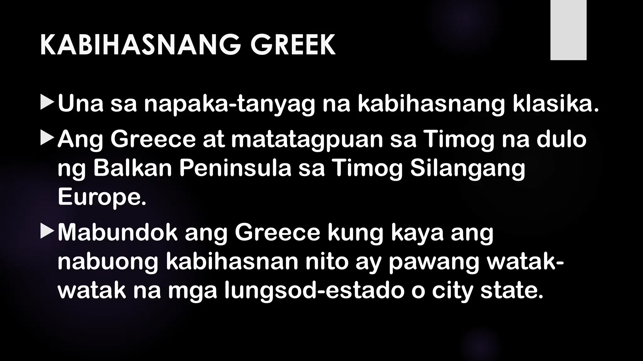 KABIHASNANG GREEK ARALING PANLIPUNAN 8.pptx