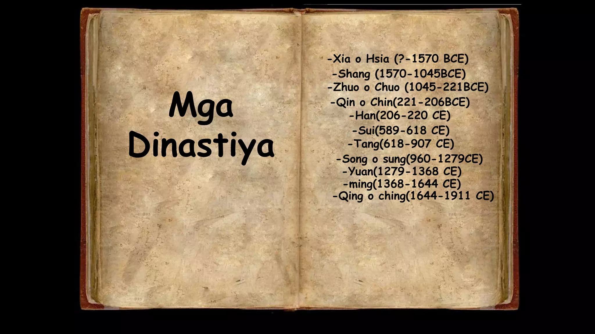 Kabihasnang huang ho o tsina | PPTX