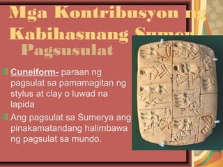 Kabihasnang Mesopotamia sa Kanlurang Asya | PPT