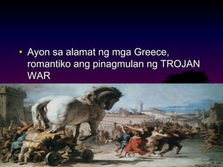 KABIHASNANG MYCENAEAN AT DORIAN | PPTX