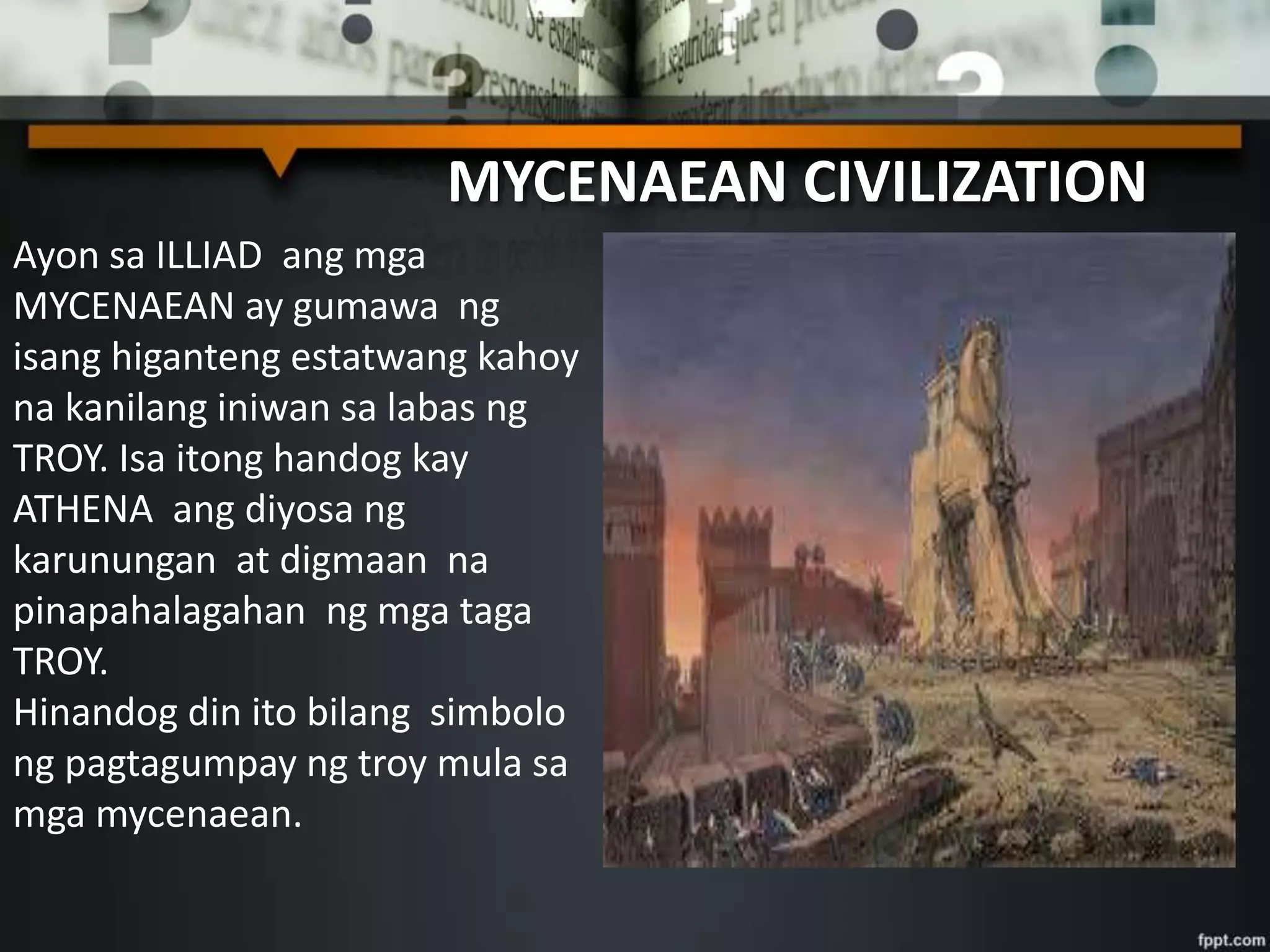 Kabihasnang mycenaean | PPTX