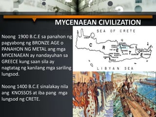 Kabihasnang mycenaean | PPTX