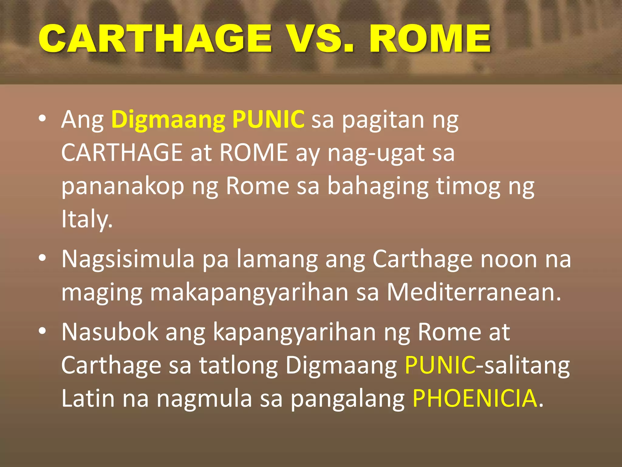 KLASIKAL NA KABIHASNANG ROME | PPTX
