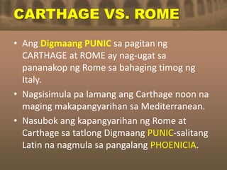 KLASIKAL NA KABIHASNANG ROME | PPTX