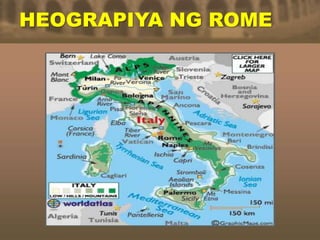 KLASIKAL NA KABIHASNANG ROME | PPTX