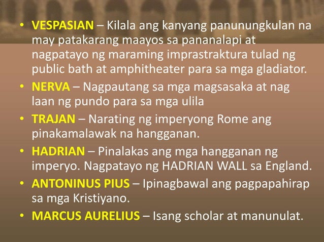 KLASIKAL NA KABIHASNANG ROME | PPTX