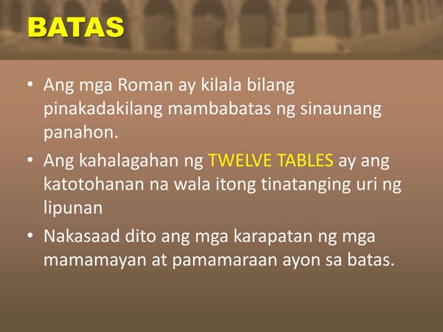 KLASIKAL NA KABIHASNANG ROME | PPTX