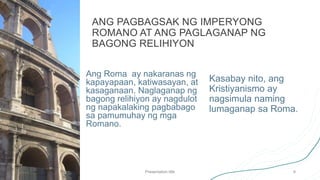 Kabihasnang Roman Group 2.pptxxxxxxxxxxx | PPTX