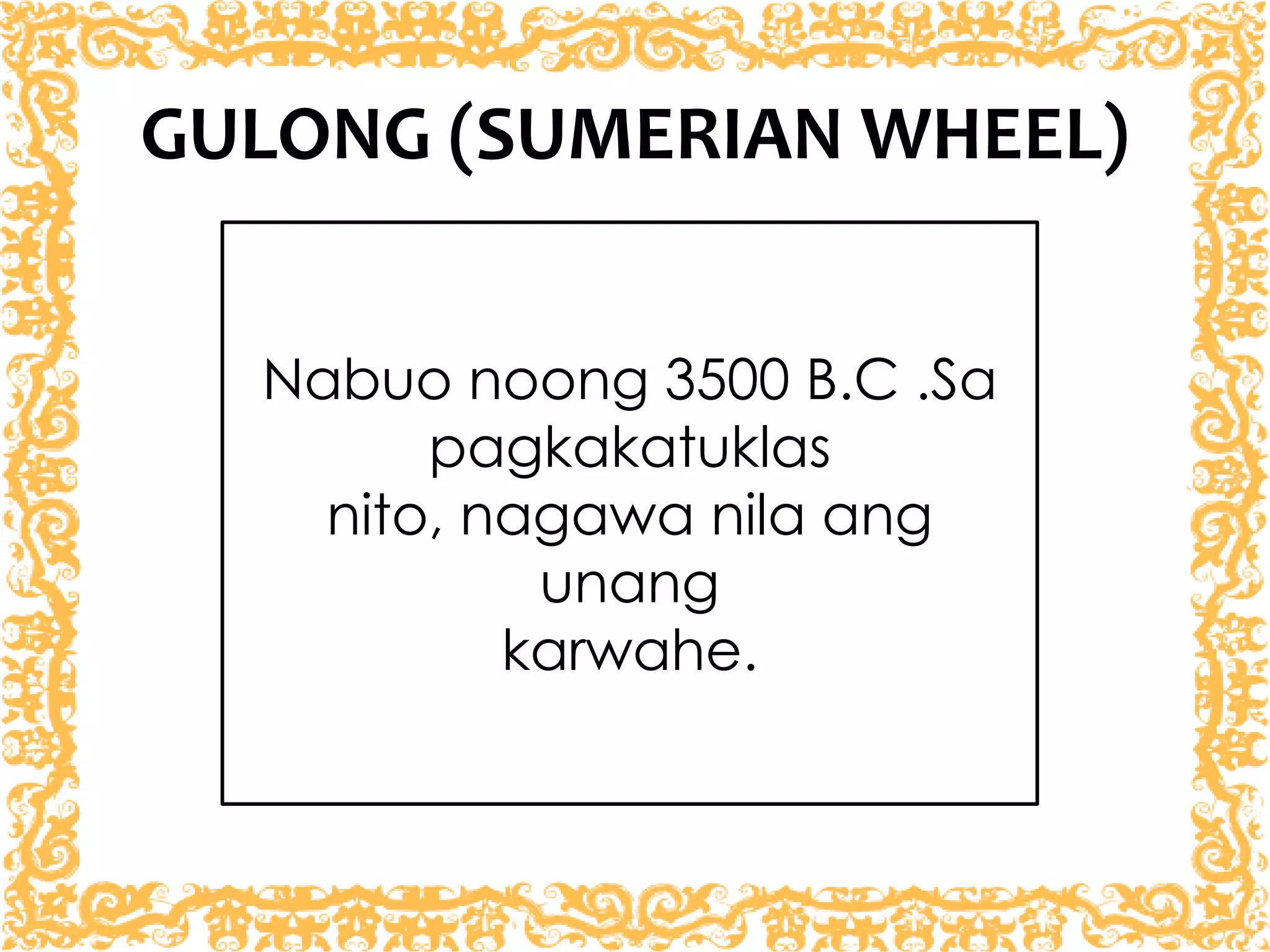 Sinaunang Kabihasnan ng Sumer | PPTX