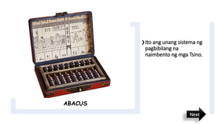 ARALING PANLIPUNAN 8 KABIHASNANG TSINO.PPT