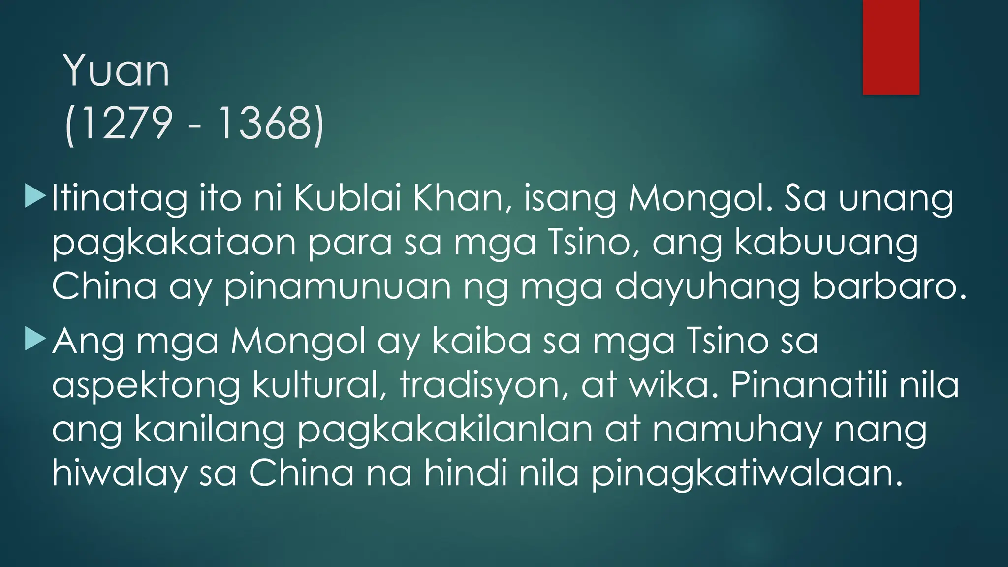 KABIHASNANG TSINO.ARALING PANLIPUNAN 8pptx | PPTX