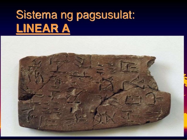 Sistema Ng Pagsusulat Ng Mga Minoan | pagsulatizen